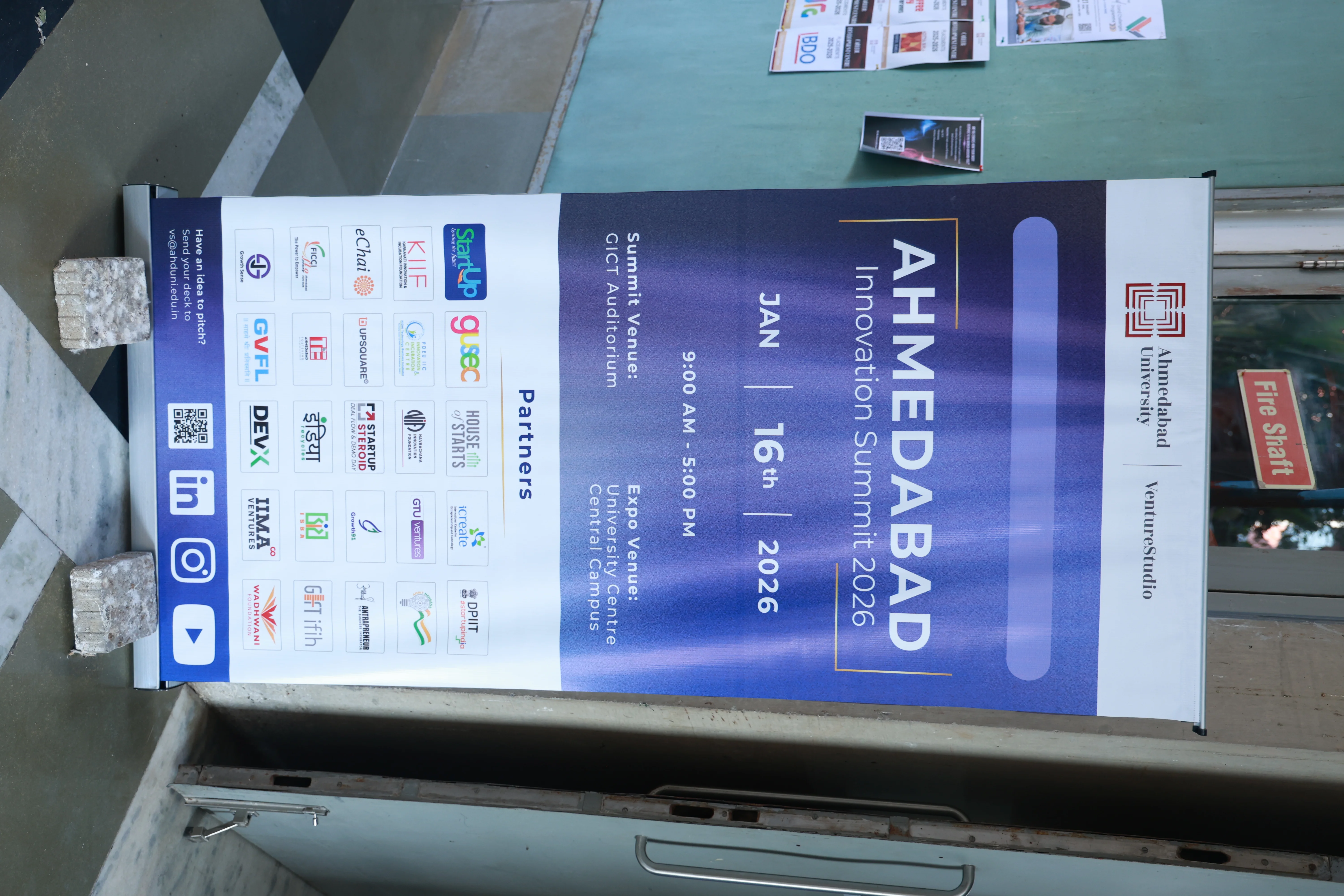 Ahmedabad Innovation Summit 2026 — VentureStudio at Ahmedabad University